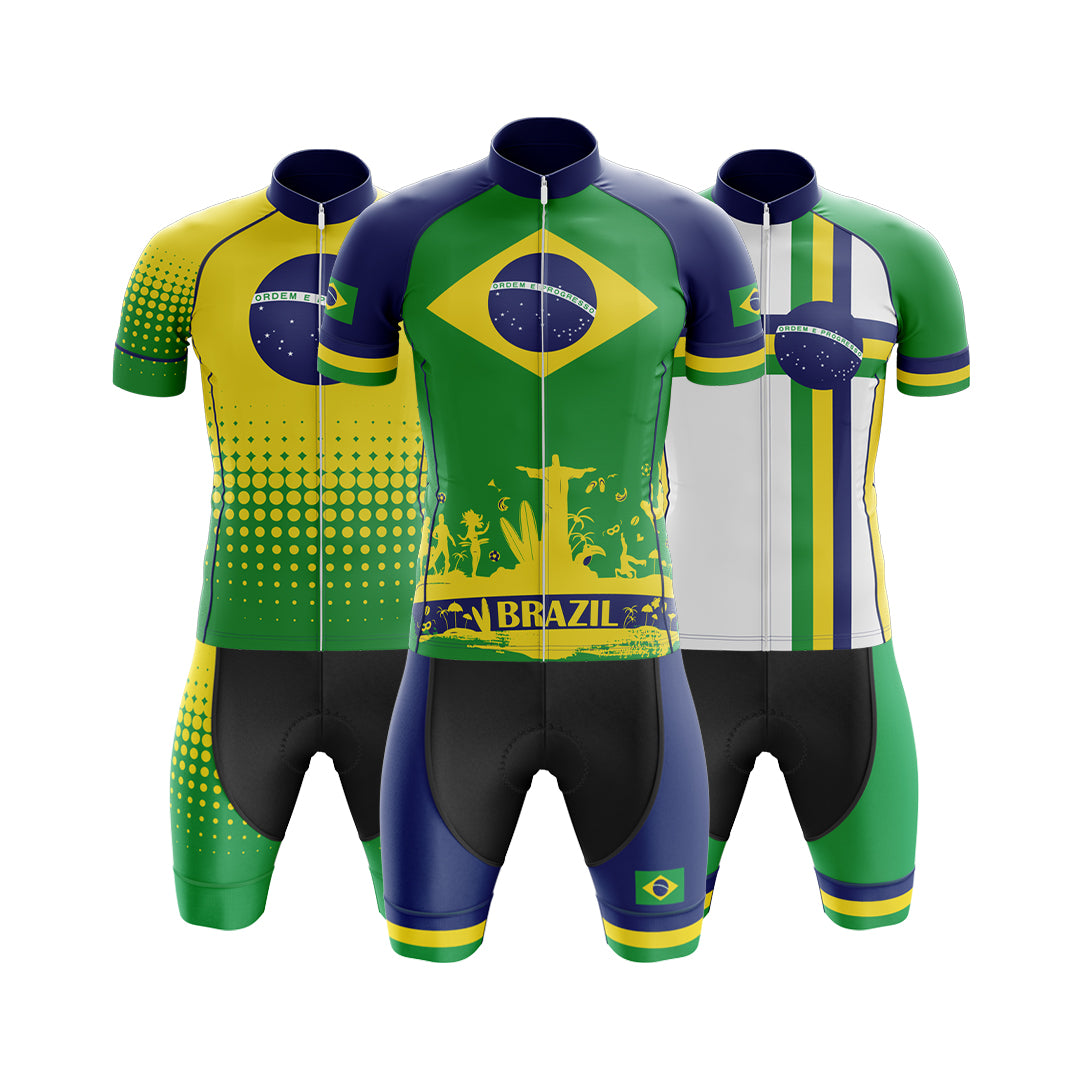 Brazil Cycling Jersey | Bicycle Apparel | Bicycle Booth