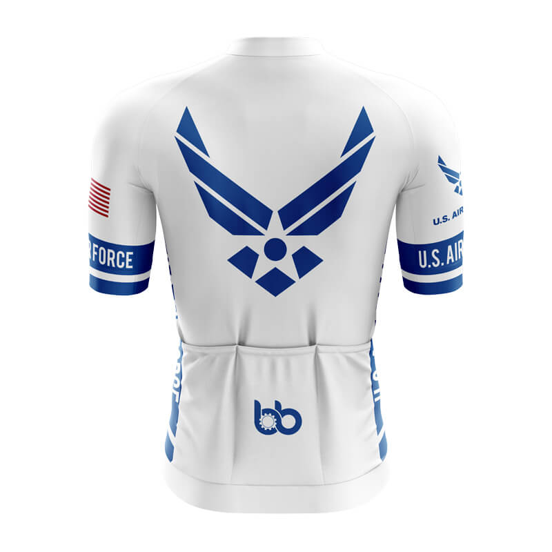 U.S Air Force Aero Jerseys (V1) (White) – Bicycle Booth