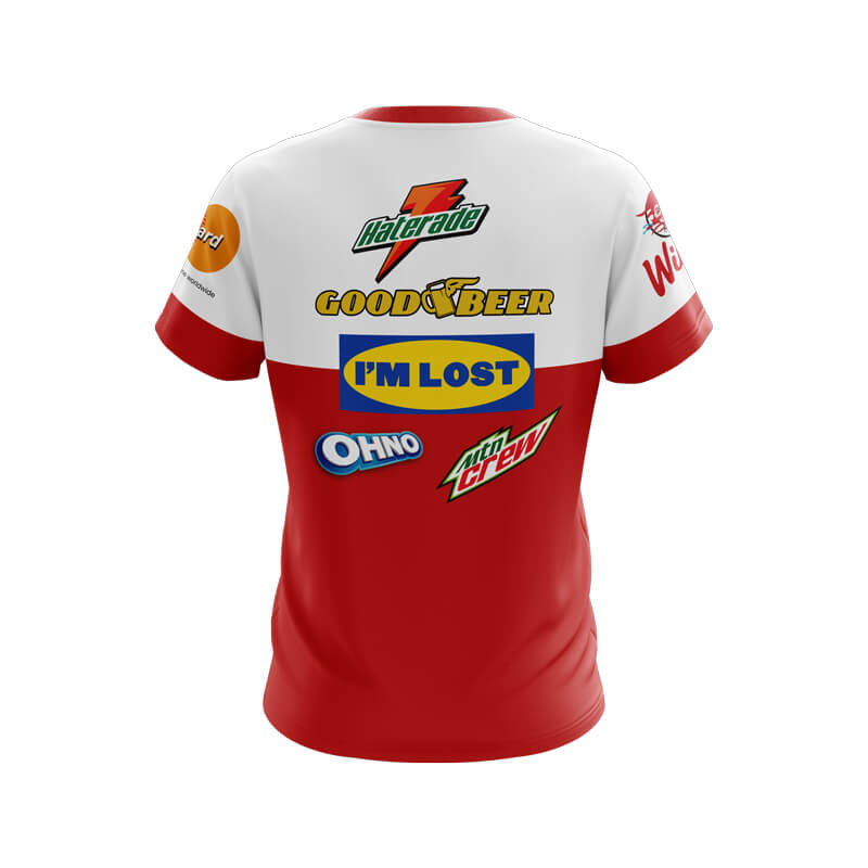 Parody Sponsor Running Shirt (V3) – Bicycle Booth