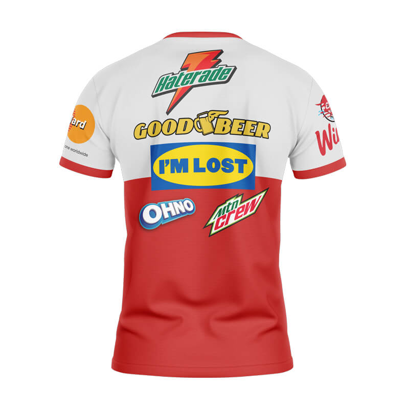 Parody Sponsor Running Shirt (V3) – Bicycle Booth