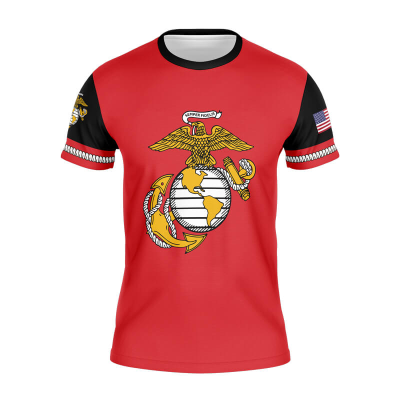U.S Marine Corps Running Shirt (V3) – Bicycle Booth