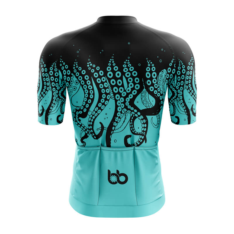 Octopus (V1) (Blue) Aero Jerseys – Bicycle Booth