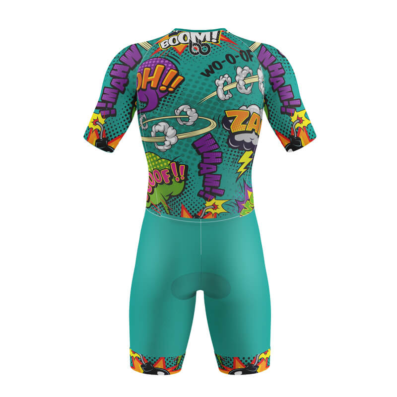Comics Cycling Tri-Suit (V2) – Bicycle Booth