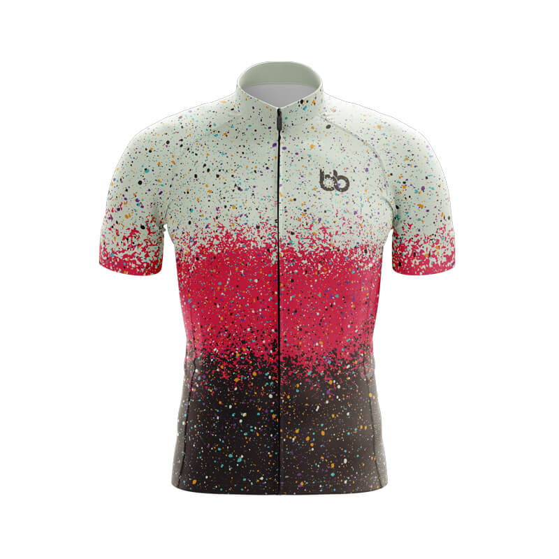 Paint Splatter Club Jerseys (Mint Green-Pink-Brown) – Bicycle Booth
