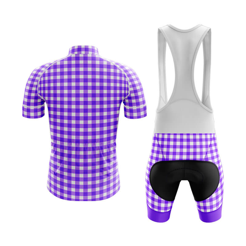 Checkered (Violet) Club Cycling Kit – Bicycle Booth
