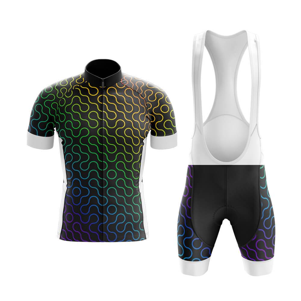 Abstract Rainbow (V8) Club Cycling Kit – Bicycle Booth