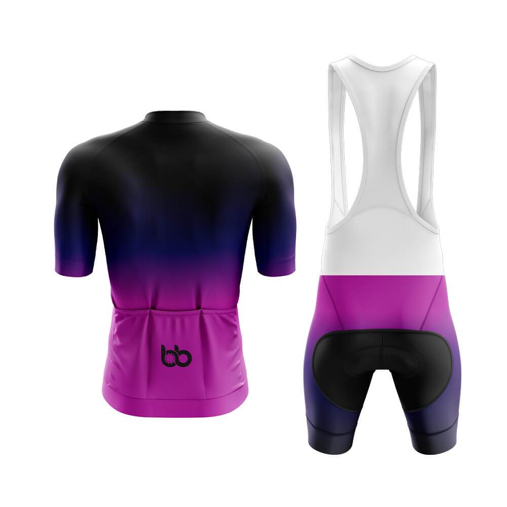 Black-Fluorescent Violet Gradient Aero Cycling Kit – Bicycle Booth