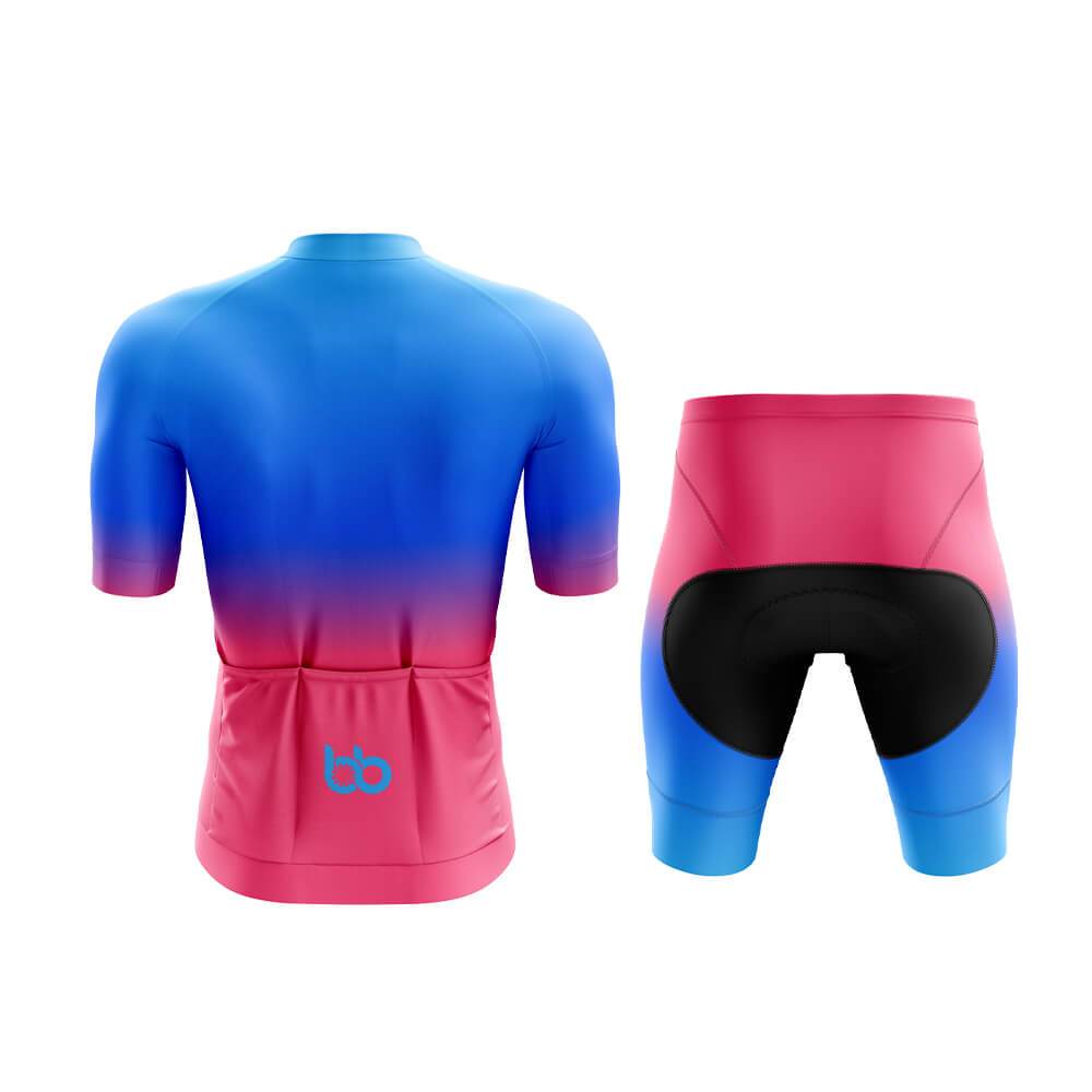 Blue-Pink Gradient Aero Cycling Kit – Bicycle Booth