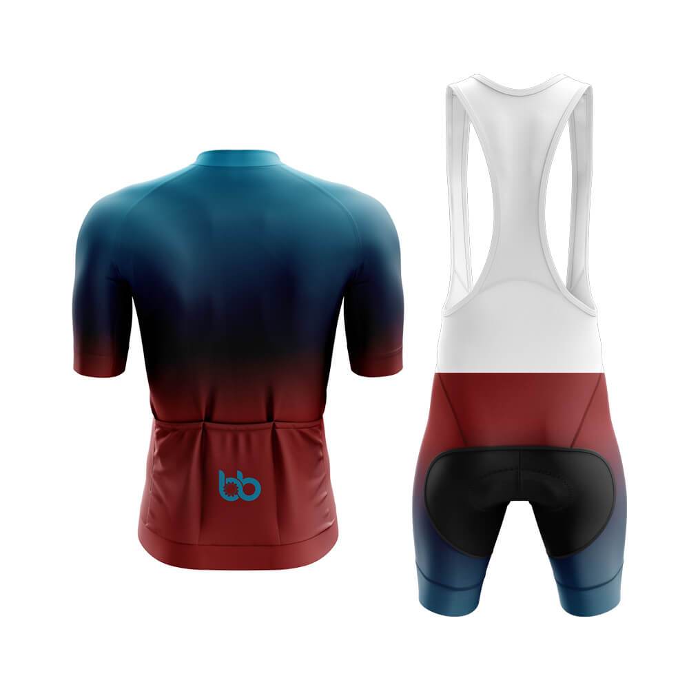 Red-Cyan Gradient Aero Cycling Kit – Bicycle Booth