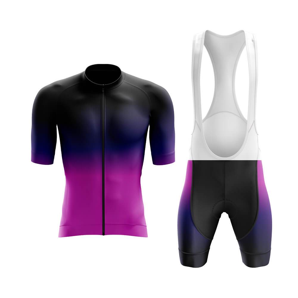 Black-Fluorescent Violet Gradient Aero Cycling Kit – Bicycle Booth