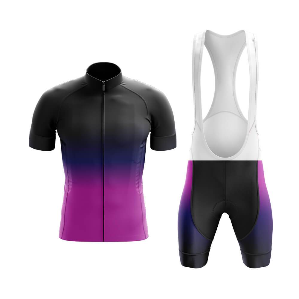 Black-Fluorescent Violet Gradient Club Cycling Kit – Bicycle Booth