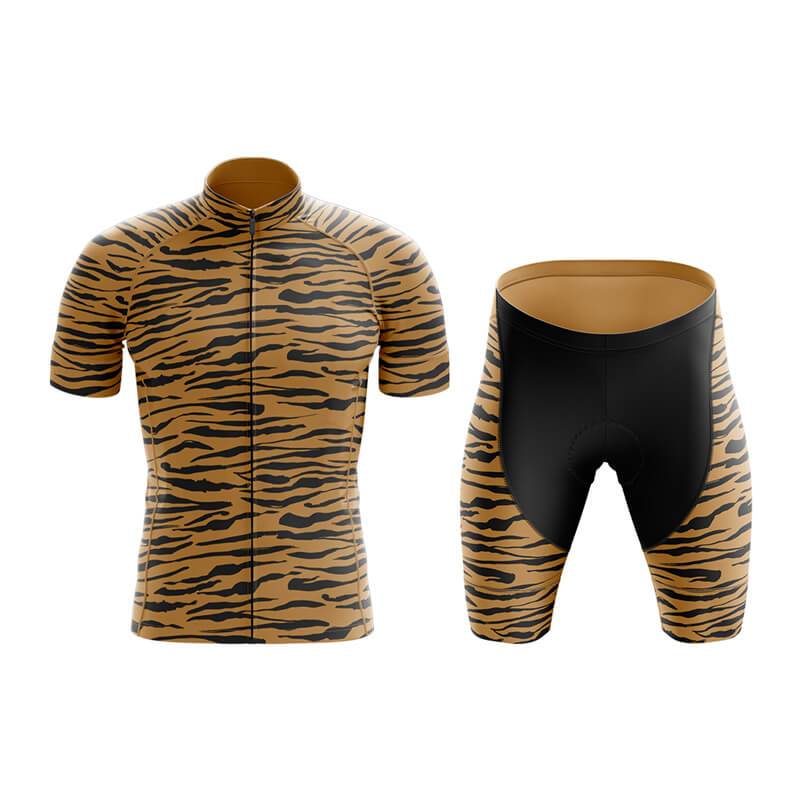 Beige Tiger Print Club Cycling Kit – Bicycle Booth