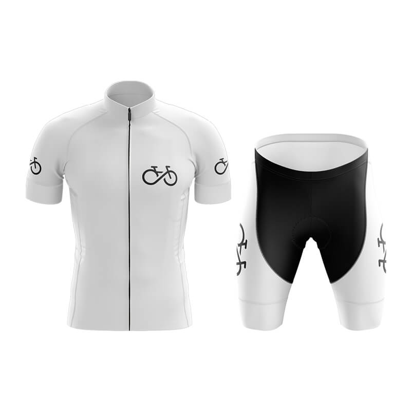 Bike Forever 2.0 Club Cycling Kit (White) – Bicycle Booth