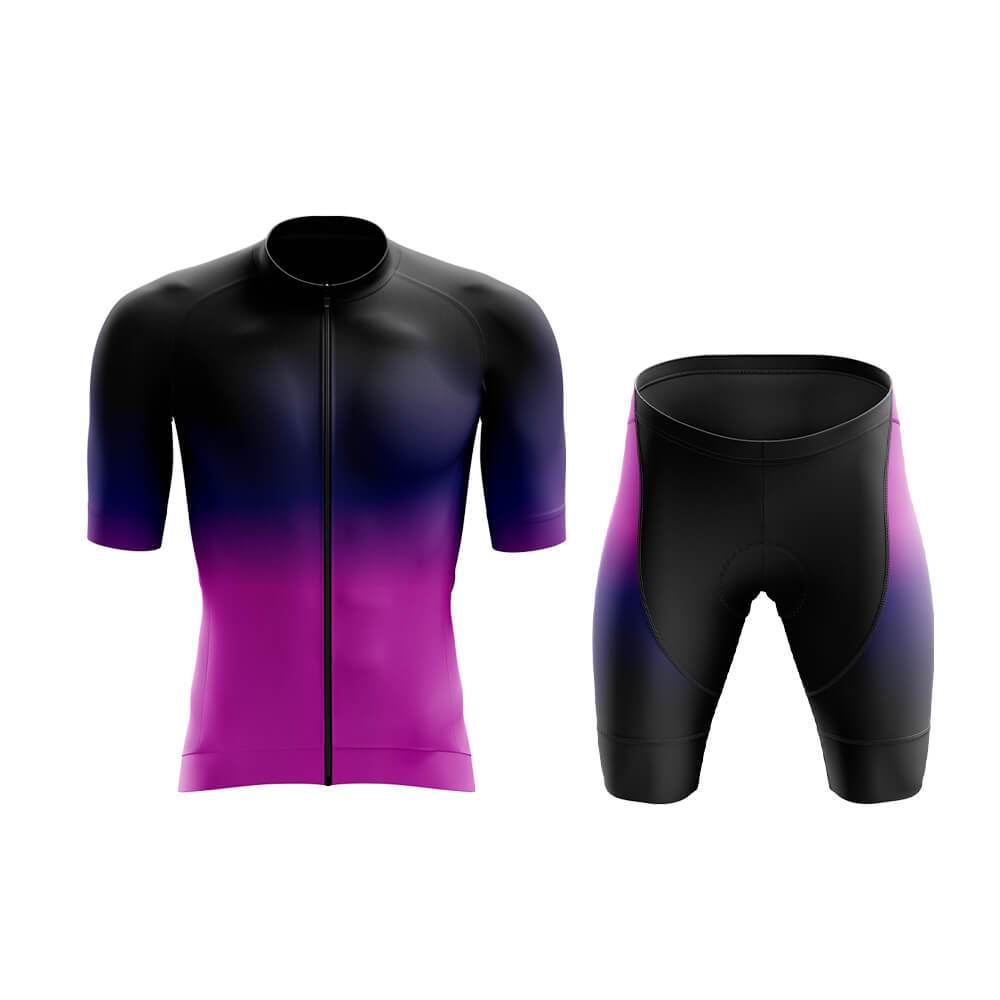 Black-Fluorescent Violet Gradient Aero Cycling Kit – Bicycle Booth