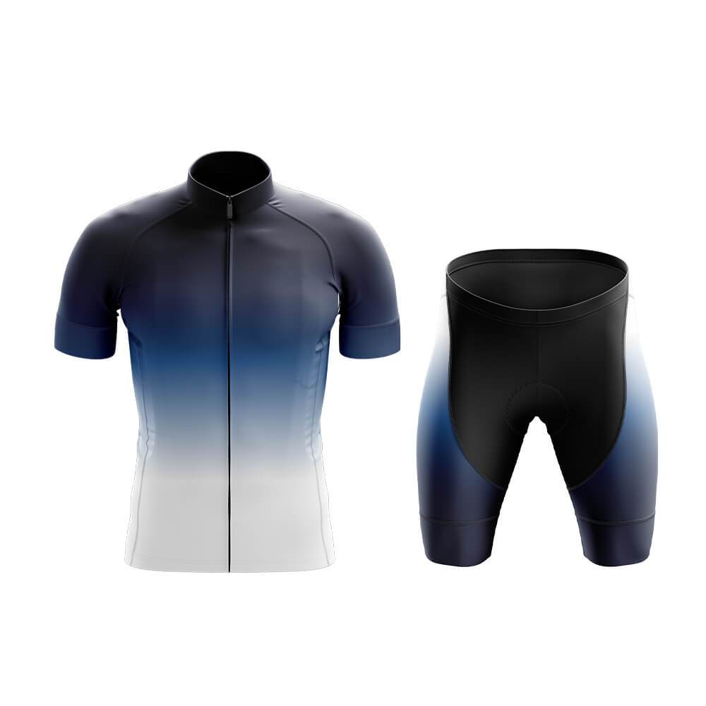 White-Dark Blue Gradient Club Cycling Kit – Bicycle Booth