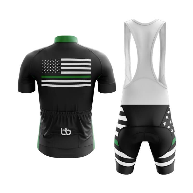 Thin Green Line (Black) Club Cycling Kit – Bicycle Booth