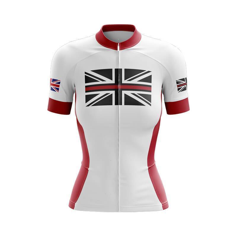 Thin Red Line UK (V1) (White) jerseys – Bicycle Booth