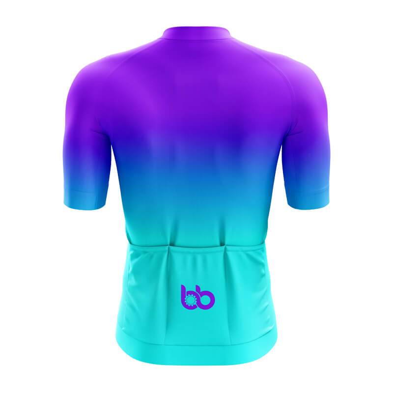 Violet-Cyan Gradient Aero Jerseys – Bicycle Booth
