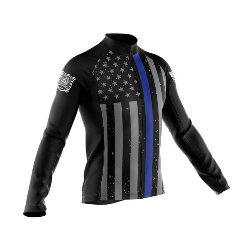 Buy Tactical Thin Blue Line Long Sleeve Jersey – Bicycle Booth